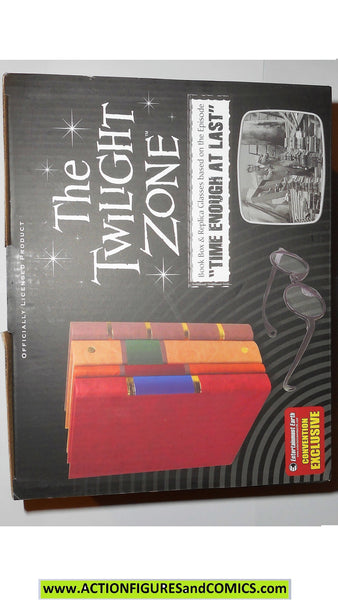 Twilight Zone TIME ENOUGH AT LAST book box replica glasses convention ...