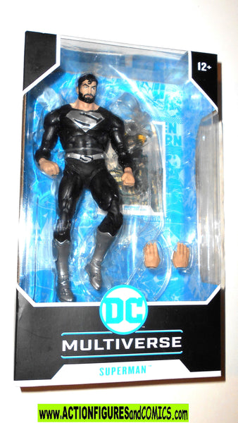 Dc Multiverse Superman Black Suit Mcfarlane Universe Moc Mib