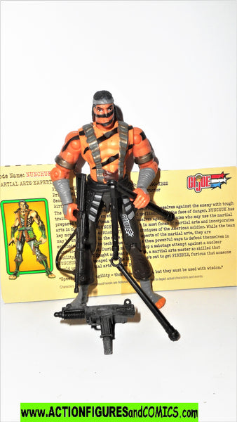 Gi Joe Nunchuck 2003 V4 Night Force Complete Spy Troops Spytroop