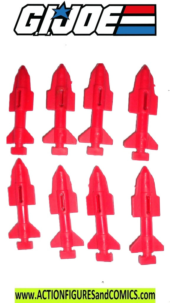 gi joe SEA RAY 1987 Complete Missile Set weapon part ...