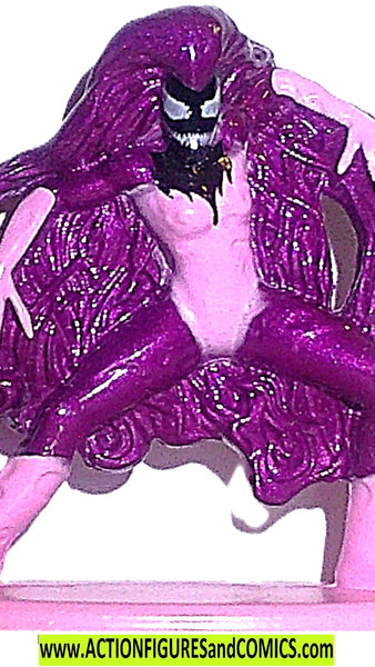 Nano Metalfigs Marvel AGONY Spider-man die cast purple ...