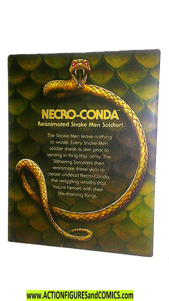 Masters of the Universe NECRO CONDA 2023 Bio Card Origins motu ...