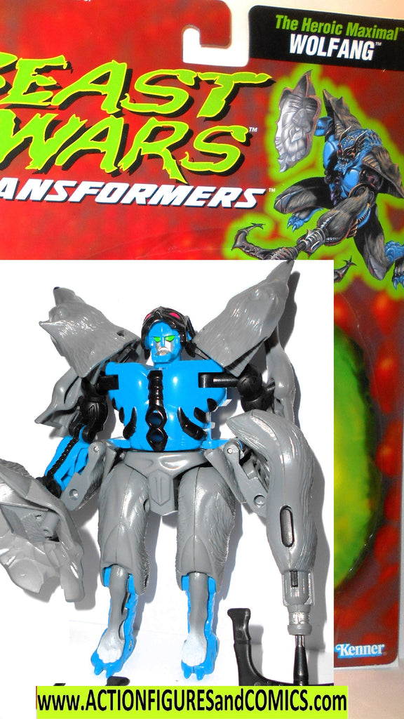 Transformers beast wars WOLFANG 1996 wolf dog t takara ...