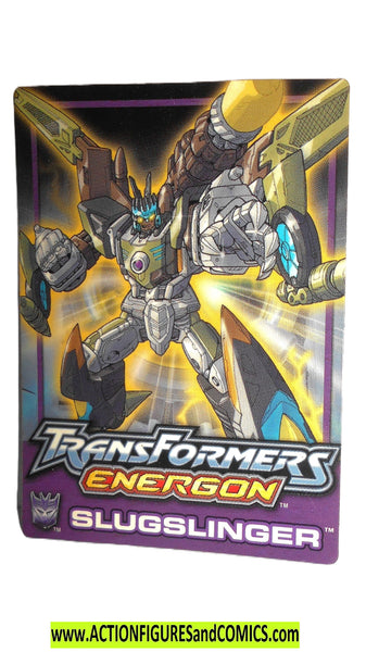 Transformers SLUGSLINGER 2004 Energon trading card – ActionFiguresandComics