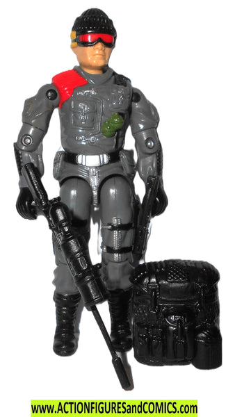 Gi joe LOWLIGHT 1986 v1 vintage gun uzi backpack – ActionFiguresandComics