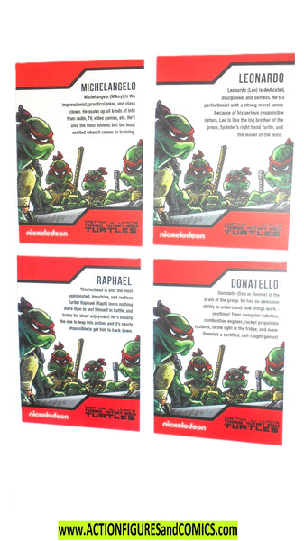 teenage mutant ninja turtles TRADING CARD SET 1 loyal subjects ...