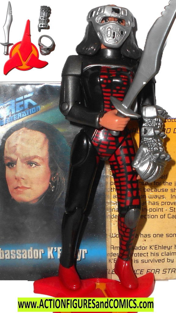 Star Trek AMBASSADOR K'EHLEYR complete SILVER weapons ...