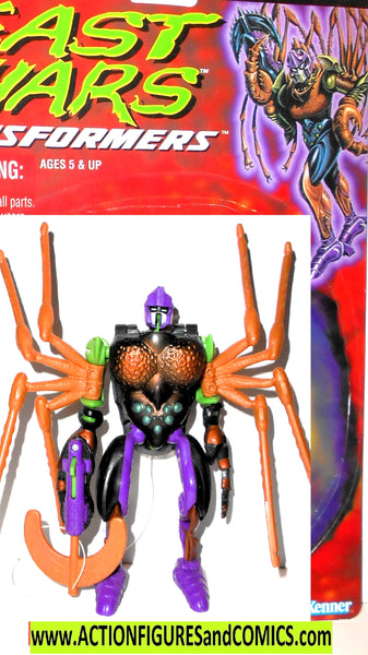 Transformers beast wars BLACKARACHNIA 1996 takara 1997 insect ...