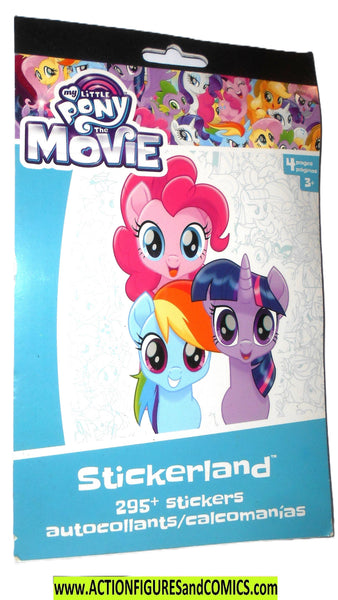 my little pony STICKERLAND 2015 295+ stickers moc mib ...