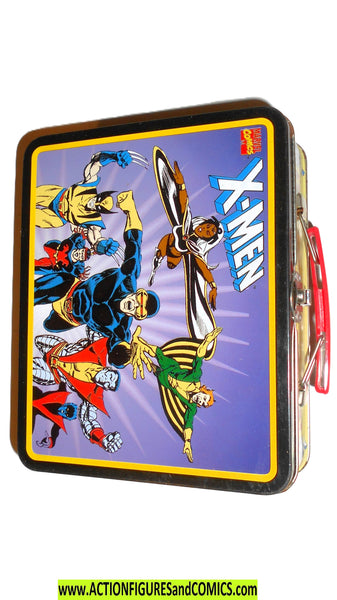 X-MEN 1998 Tin Box marvel universe lunchbox metal – ActionFiguresandComics