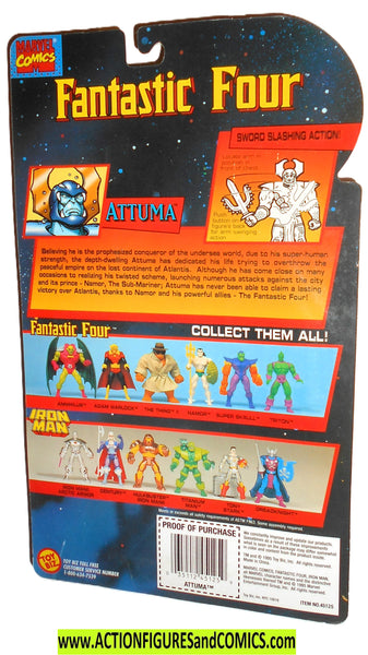 Fantastic Four TRITON 1995 **ERROR** inhumans toybiz marvel universe ...