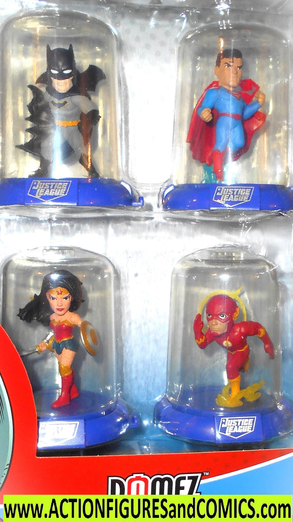 Domez DC universe JUSTICE LEAGUE 4 pack mib moc – ActionFiguresandComics