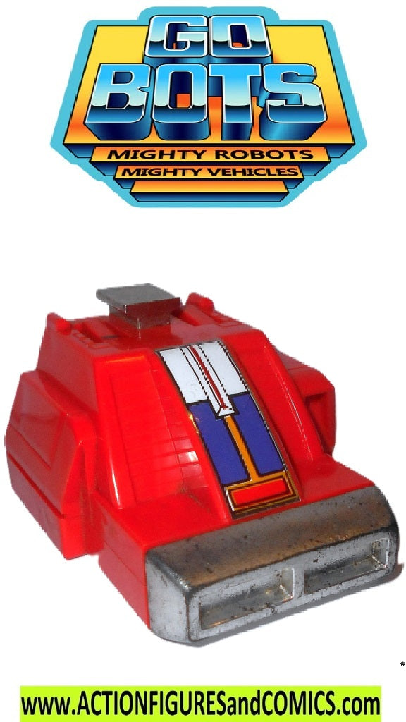 gobots COURAGEOUS 1984 LEFT Foot red grungy – ActionFiguresandComics