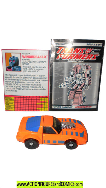 Transformers Generation 2 WINDBEAKER 1992 complete action figure ...