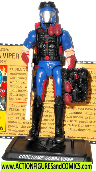 gi joe VIPER COBRA 2007 v16 25th anniversary silver tip 2008 ...
