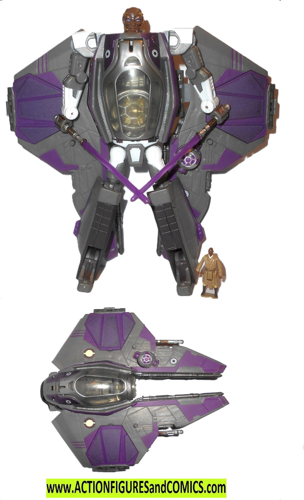 Transformers Star Wars MACE WINDU jedi starfighter 2006 ...
