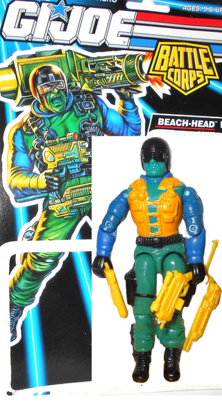 gi joe BEACH HEAD 1994 Complete w full card gijoe – ActionFiguresandComics