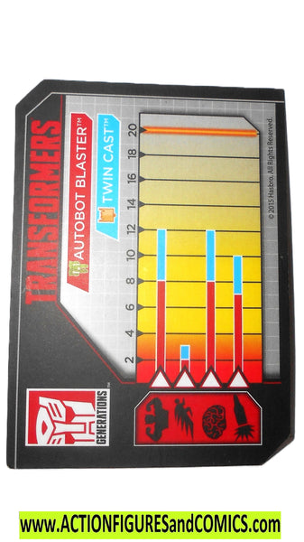 Transformers BLASTER Titans Return Trading Card 2016 ...