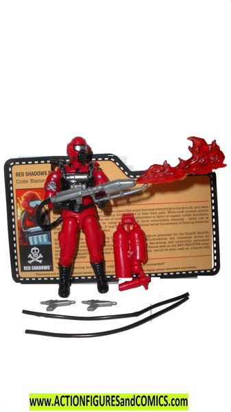 gi joe Red Shadows PYRO TROOPER 2010 joecon flamethrower ...