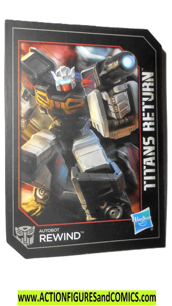 Transformers REWIND Titans Return Trading Card – ActionFiguresandComics