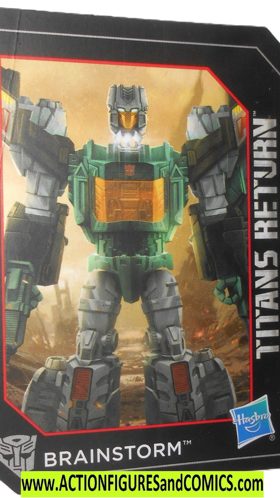 Transformers BRAINSTORM Titans Return Trading Card – ActionFiguresandComics