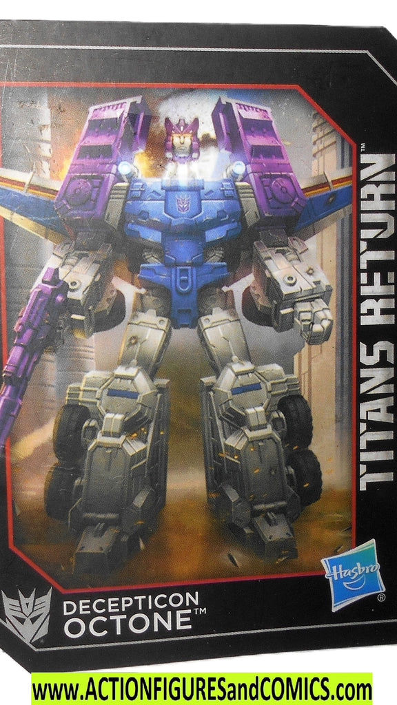 Transformers OCTANE Titans Return Trading Card – ActionFiguresandComics