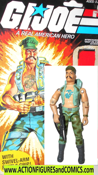 Gi joe GUNG HO v1 1983 Complete w FULL CARD vintage hasbro ...
