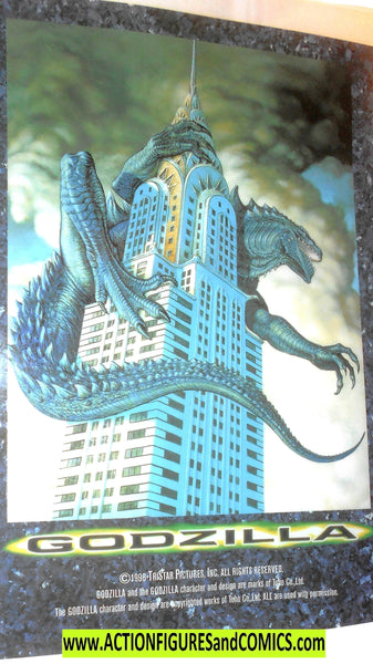 Godzilla 1998 Clear Folder Chrysler Building tri-star movie ...