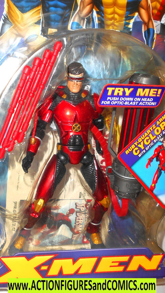 marvel legends CYCLOPS red x-men classics toy biz moc ...