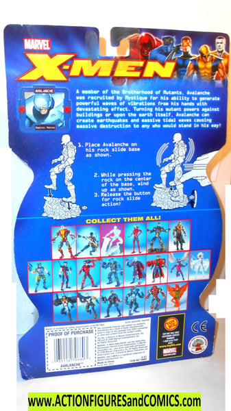 marvel legends AVALANCHE 2006 toybiz X-men Classics moc ...