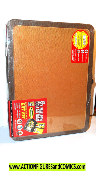 Six Million Dollar Man 3 faces lunch box thermos moc mib ...