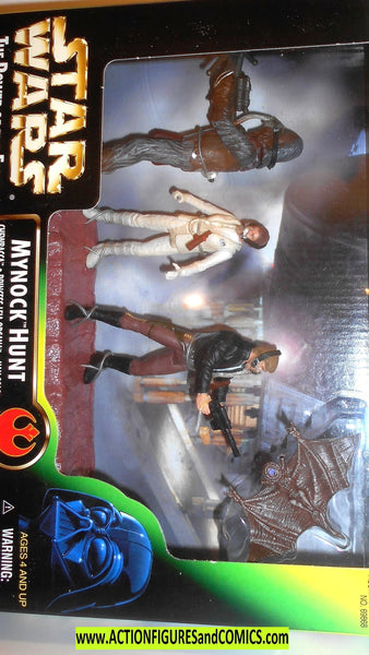 star wars action figures MYNOCK HUNT 1998 potf moc mib ...