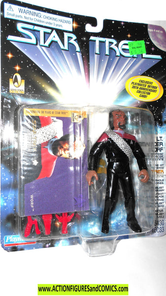 Star Trek WORF DS9 uniform deep space nine playmates moc ...