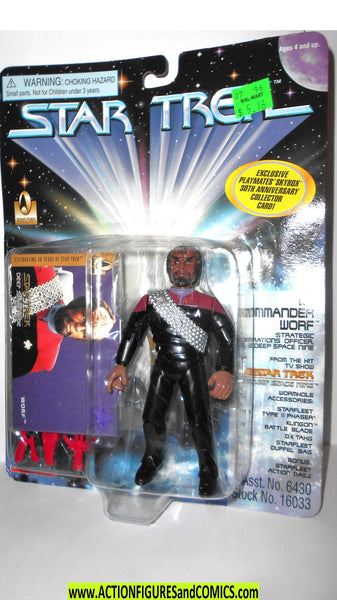 Star Trek WORF DS9 uniform deep space nine playmates moc ...