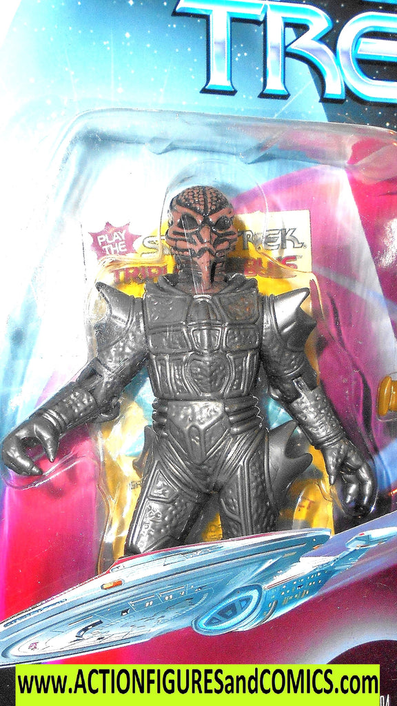 Star Trek SWARM ALIEN 1997 voyager gold playmates moc ...