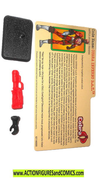 gi joe BAT INFERNO 2003 mail away exclusive Cobra 100% ...