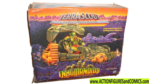 Inhumanoids TERRASCOUT earth corps vintage hasbro 1986 mib moc ...