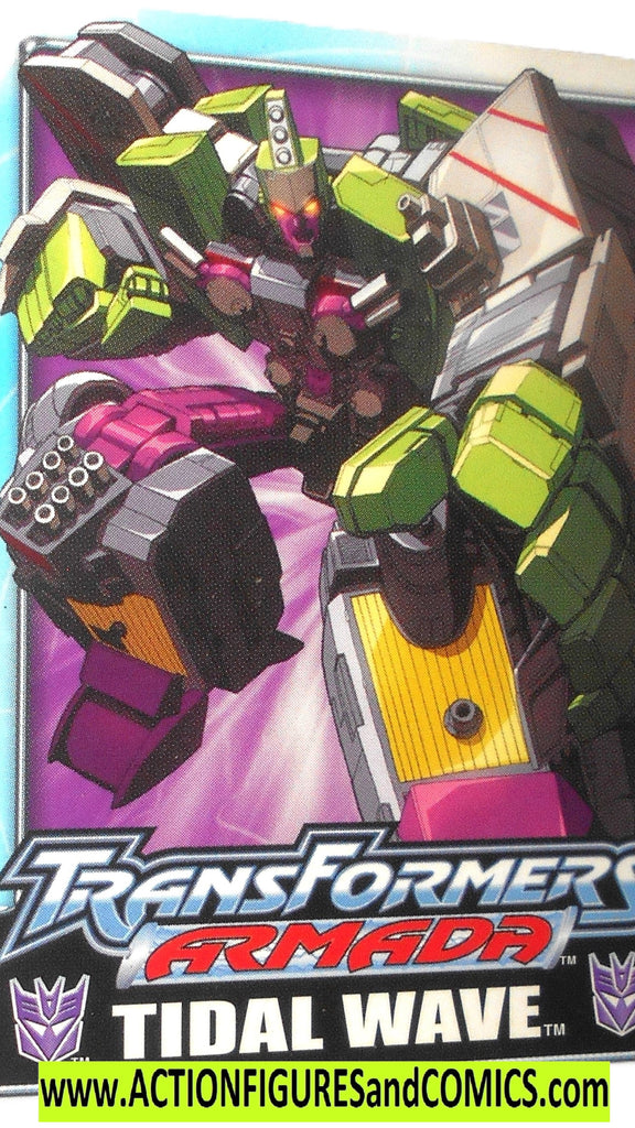 Transformers TIDAL WAVE 2002 Armada Sticker Trading card ...