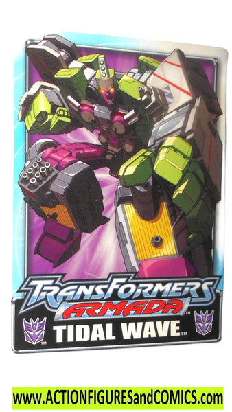 Transformers TIDAL WAVE 2002 Armada Sticker Trading card ...