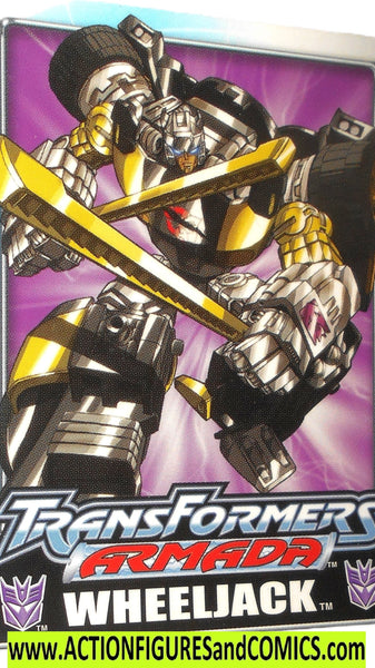 Transformers WHEELJACK 2002 Armada Sticker Trading card ...