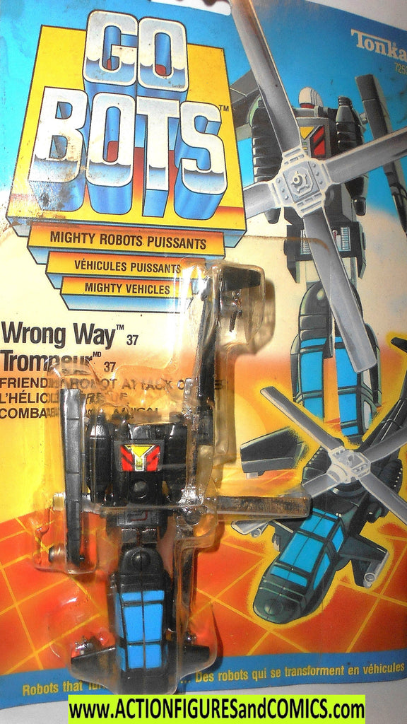gobots WRONG WAY 1984 Canada card tonka moc – ActionFiguresandComics