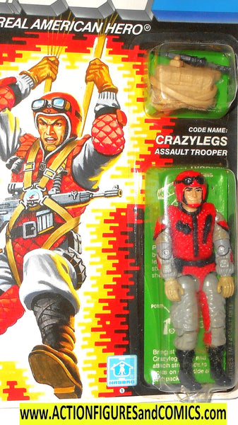 gi joe CRAZYLEGS 1987 v1 vintage gijoe moc – ActionFiguresandComics