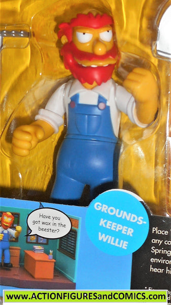 simpsons GROUNDS KEEPER WILLIE 2001 playmates moc – ActionFiguresandComics