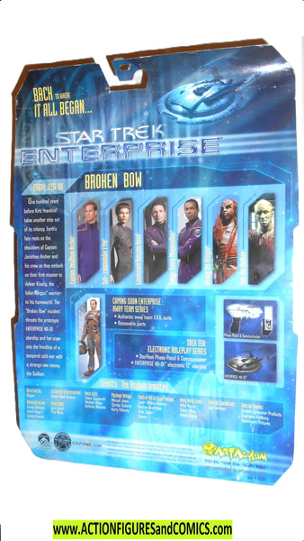 Star Trek Enterprise T'POL sub commander 2002 art asylum moc ...