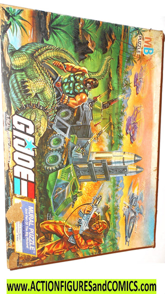 Gi joe Puzzle COMMAND center 1985 mural jigsaw MB moc mib ...