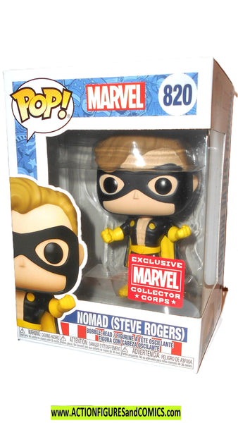 Funko Pop Marvel NOMAD bobble-head vinyl moc mib – ActionFiguresandComics