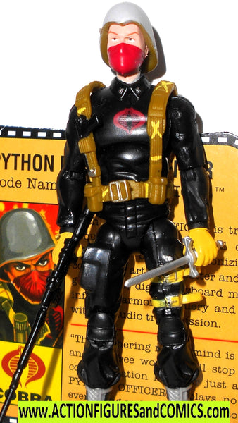 gi joe Cobra PYTHON TROOPER complete v2 soldier officer ...