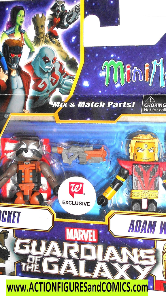 minimates ROCKET RACCOON Adam Warlock marvel universe moc mib ...