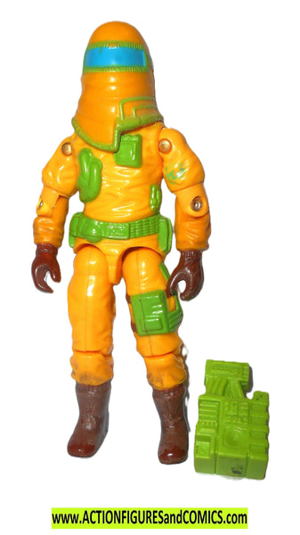 gi joe CLEAN SWEEP 1991 w helmet backpack eco – ActionFiguresandComics