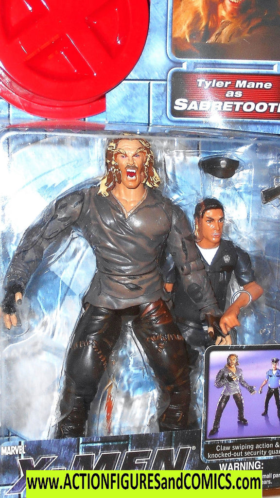 marvel legends SABRETOOTH with guard x-men movie toybiz moc ...